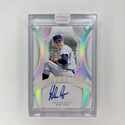 Nolan Ryan auto /20 - 2025 Panini Flawless Legendary on-card-autograph ...