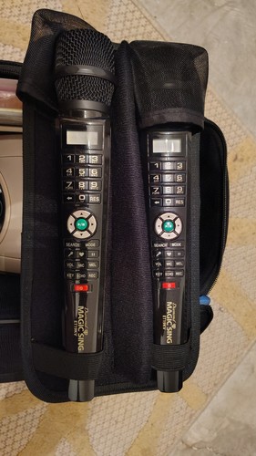 Diamond Karaoke Wireless Magic Sing ET-19KV System w/ 2 Microphones ...