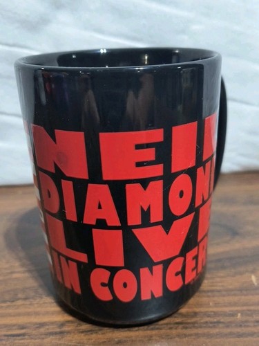 2001 Neil Diamond Live Official Tour Concert Coffee Mug Black | eBay