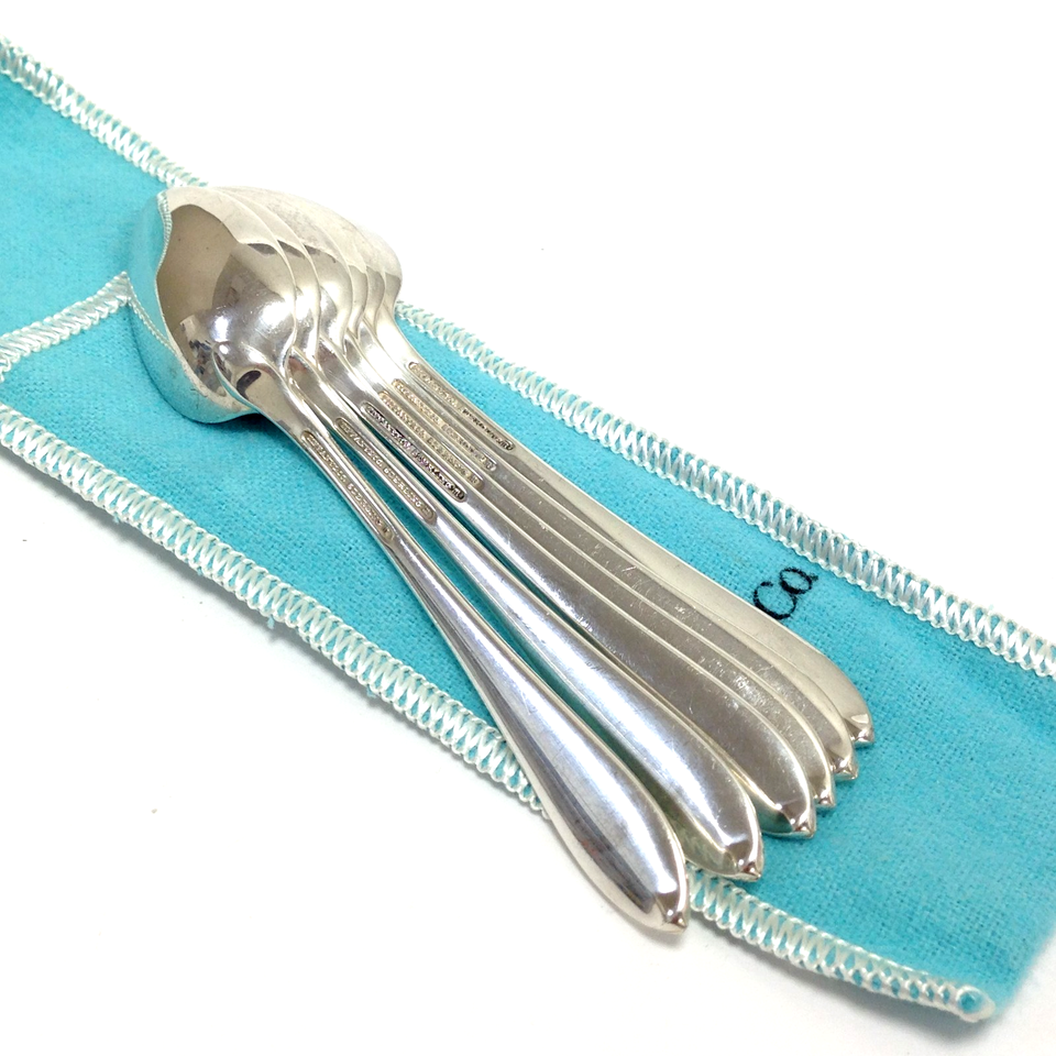 Tiffany & Co. Silver Queen Anne Demitasse Spoon 4-5/16" Sterling 1870 ...