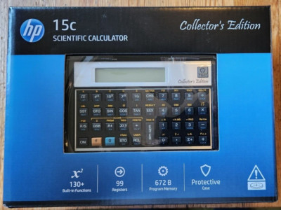 Hewlett Packard HP-15C Collector's Edition RPN Scientific Calculator ...
