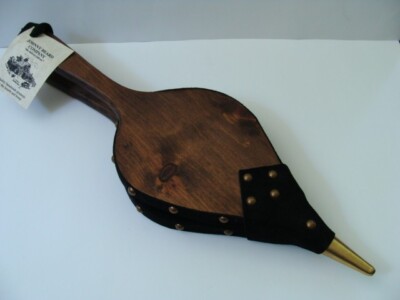 New Johnny Beard Company Fireplace Bellows 23" Hand Crafted Wood ...