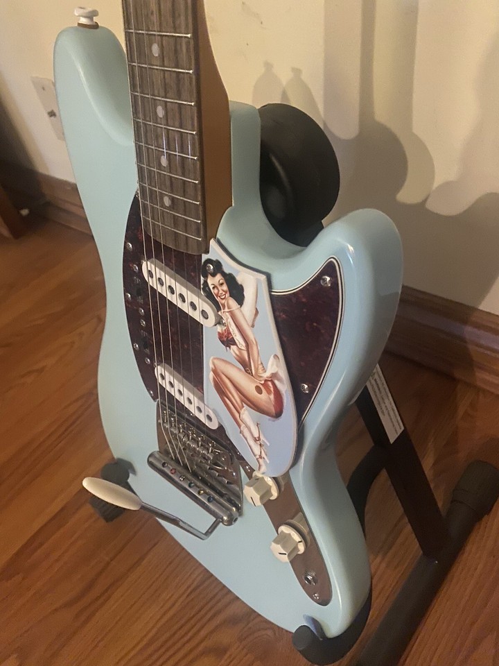 Baby Blue Fender/Squier Mustang 60’s Classic | eBay