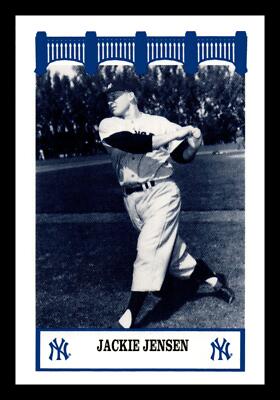Jackie Jensen 1992 The Wiz New York Yankees of the 60s Mint | eBay
