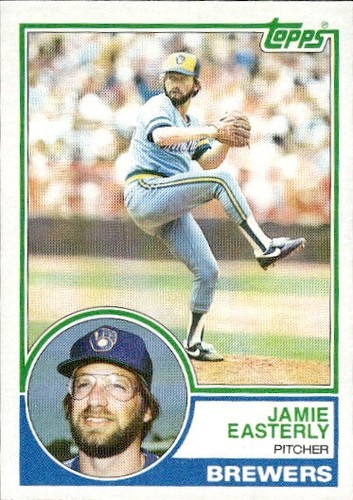 1983 Topps #528 Jamie Easterly Milwaukee Brewers Baseball | eBay