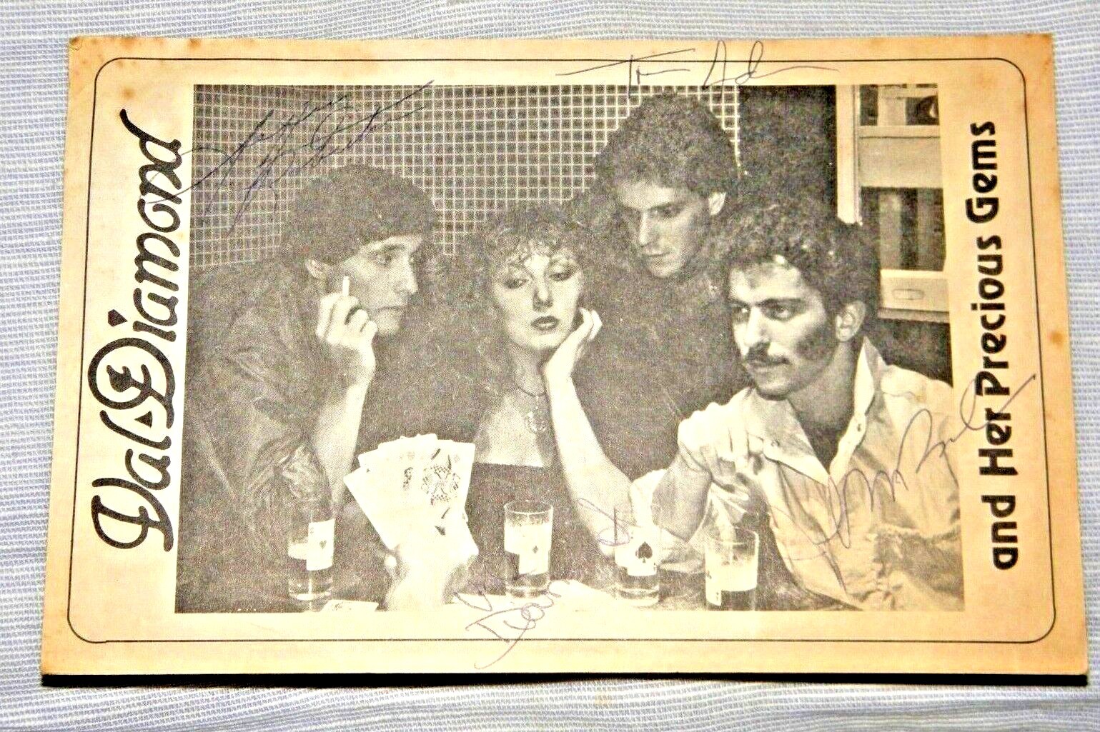 VINTAGE PHOTO PRINT VAL DIAMOND AND HER PRECIOUS GEMS BEACH BLANKET ...