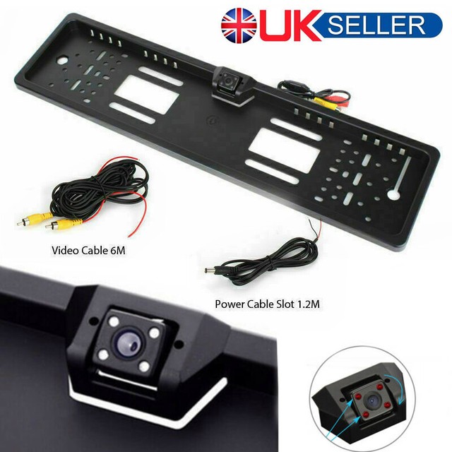 Ip67 Car Rear View Parking Reversing Camera Backup License Number Plate ...