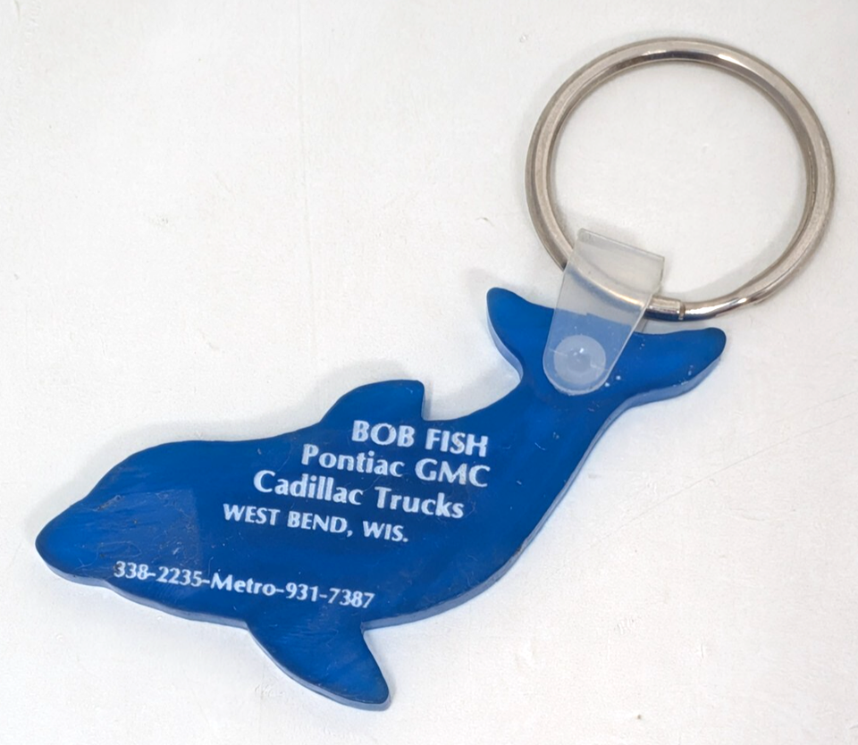 Vintage Bob Fish Pontiac GMC Cadillac Trucks WI Car Dealership Dolphin ...