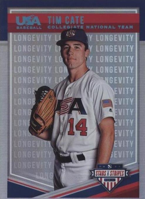 2018 Panini USA Baseball Stars & Stripes Longevity - Tim Cate #24 ...