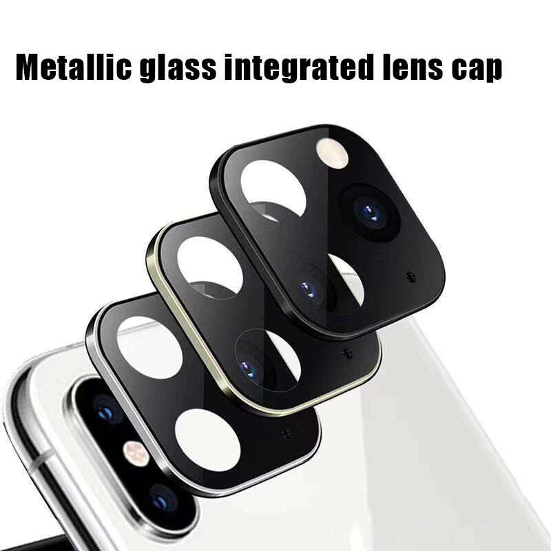 Lens Sticker for iPhone X MAX Camera Cover Seconds Change to iPhone11 ...