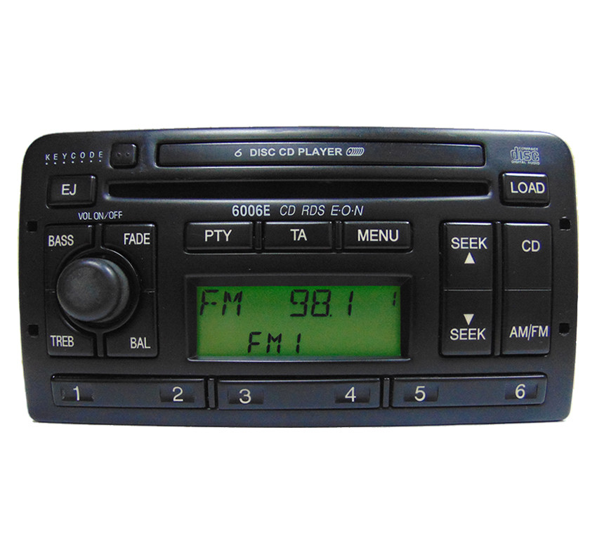 Ford Focus 6 Disc changer radio, Ford 6006 6 CD player car stereo ...