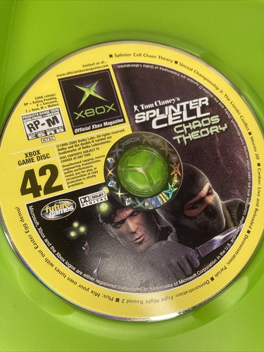 Tom Clancy's Splinter Cell (Xbox, 2002) CIB* VGC* Black Label* Complete ...