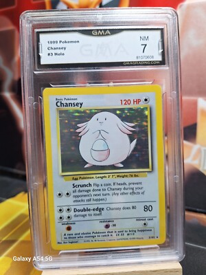 1999 Pokemon Base Set Unlimited 3/102 Chansey Holo PSA 7 | eBay