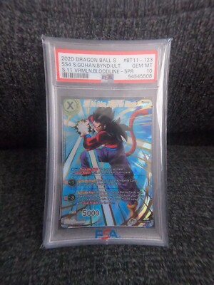 PSA 10 1st Ed. Dragon Ball Super “SS4 Son Gohan, Beyond the Ultimate” BT11-123 | eBay