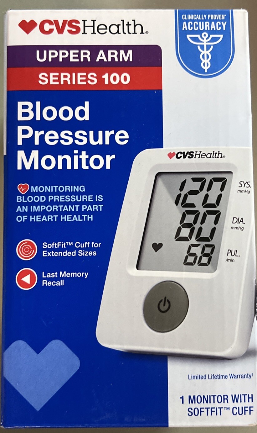 CVS Health Series 100 Upper Arm Blood Pressure Monitor | eBay