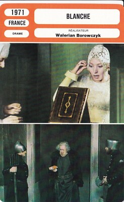 Fiche Cinéma - WALERIAN BOROWCZYK - BLANCHE - 1971 | eBay