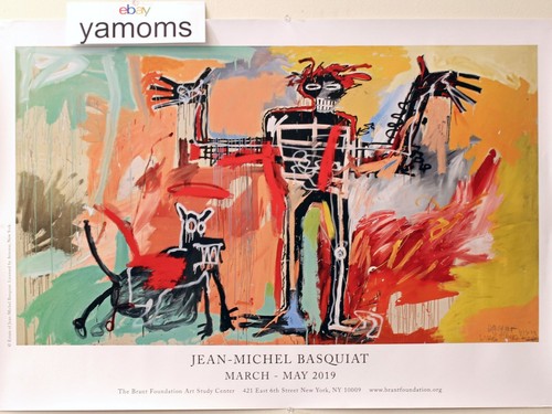 RARE & NEW 2019 Jean-Michel Basquiat Brant Foundation Exhibit ...