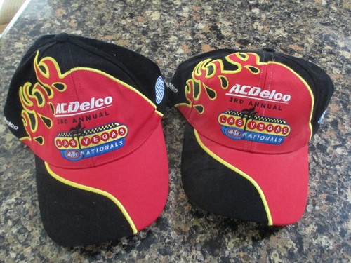 2 NHRA Hat 3rd Annual AC Delco Las Vegas Nationals Racing Caps | eBay