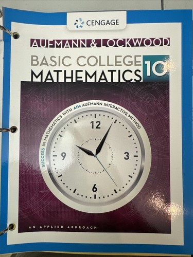 Basic College Mathematics: An Applied Approach - Paperback - GOOD | eBay