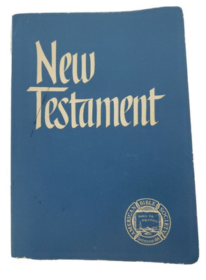 American Bible Society New Testament Blue Mini Pocket Bible KJV 1961 | eBay
