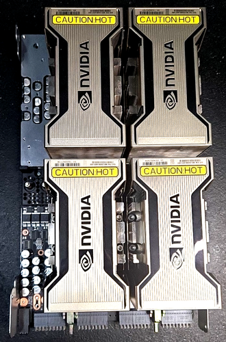 Nvidia A100 SXM4 GPU 4-GPU (Redstone) HGX NVLink Baseboard w/ 4x 40GB ...