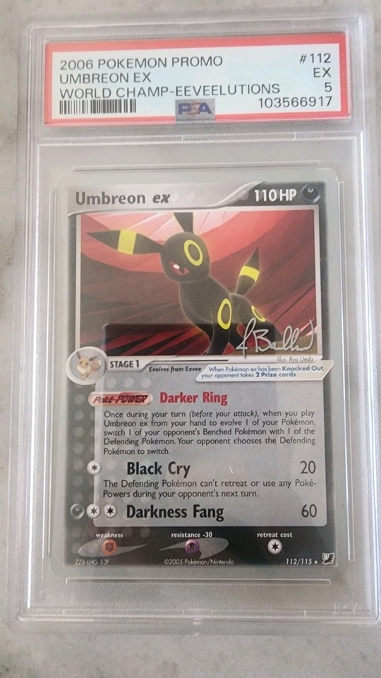 2006 Pokemon Promo World Champ - Set of 4 PSA Graded - Umb, Vap, Esp ...