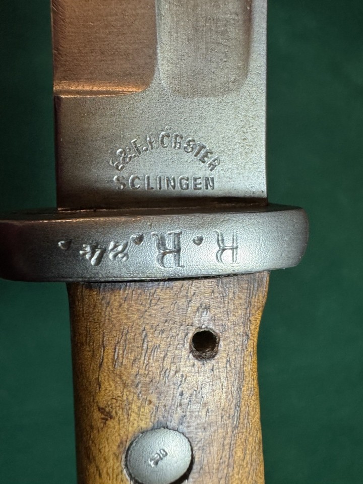 WWI M1884 German E&F Horster & Co Original Vintage Bayonet | eBay