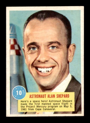 1963 Topps Astronauts #10 Astronaut Alan Shepard EXMT+ X3467473 | eBay