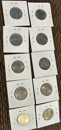 2002 P And D Washington Statehood Quarters. All Uncirculated. Some ...