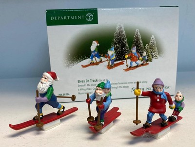 Dept 56 North Pole Elves on Track #56714 Through the Woods ...