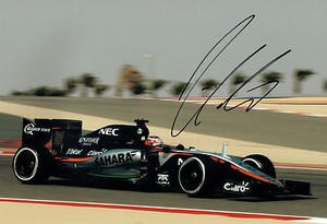 Nico HULKENBERG SIGNED Autograph Force India F1 12x8 Bahrain Photo ...