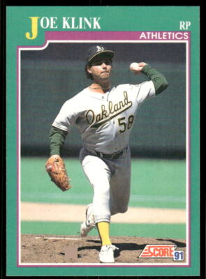 1991 Score #588 Joe Klink | eBay
