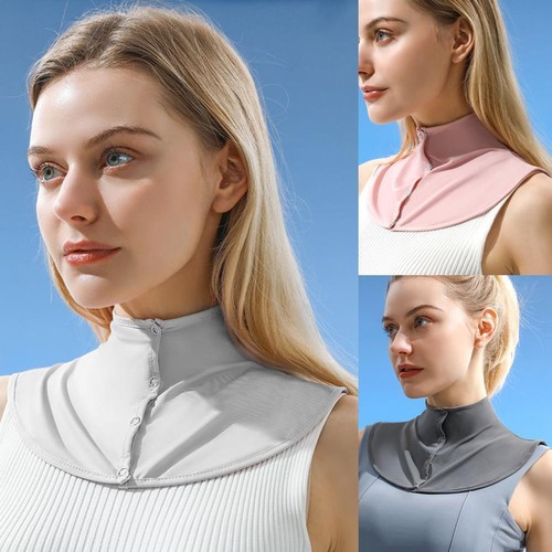 Neck sunscreen artifact women's summer ice silk protect neck against UV ...