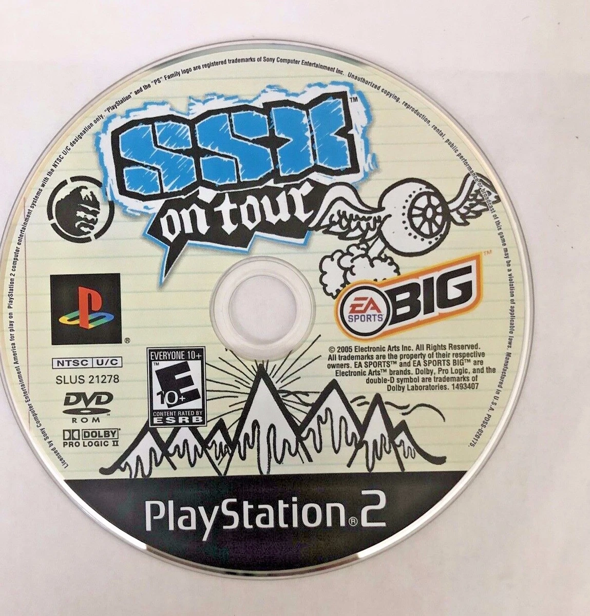 Ssx Ps2 Disc