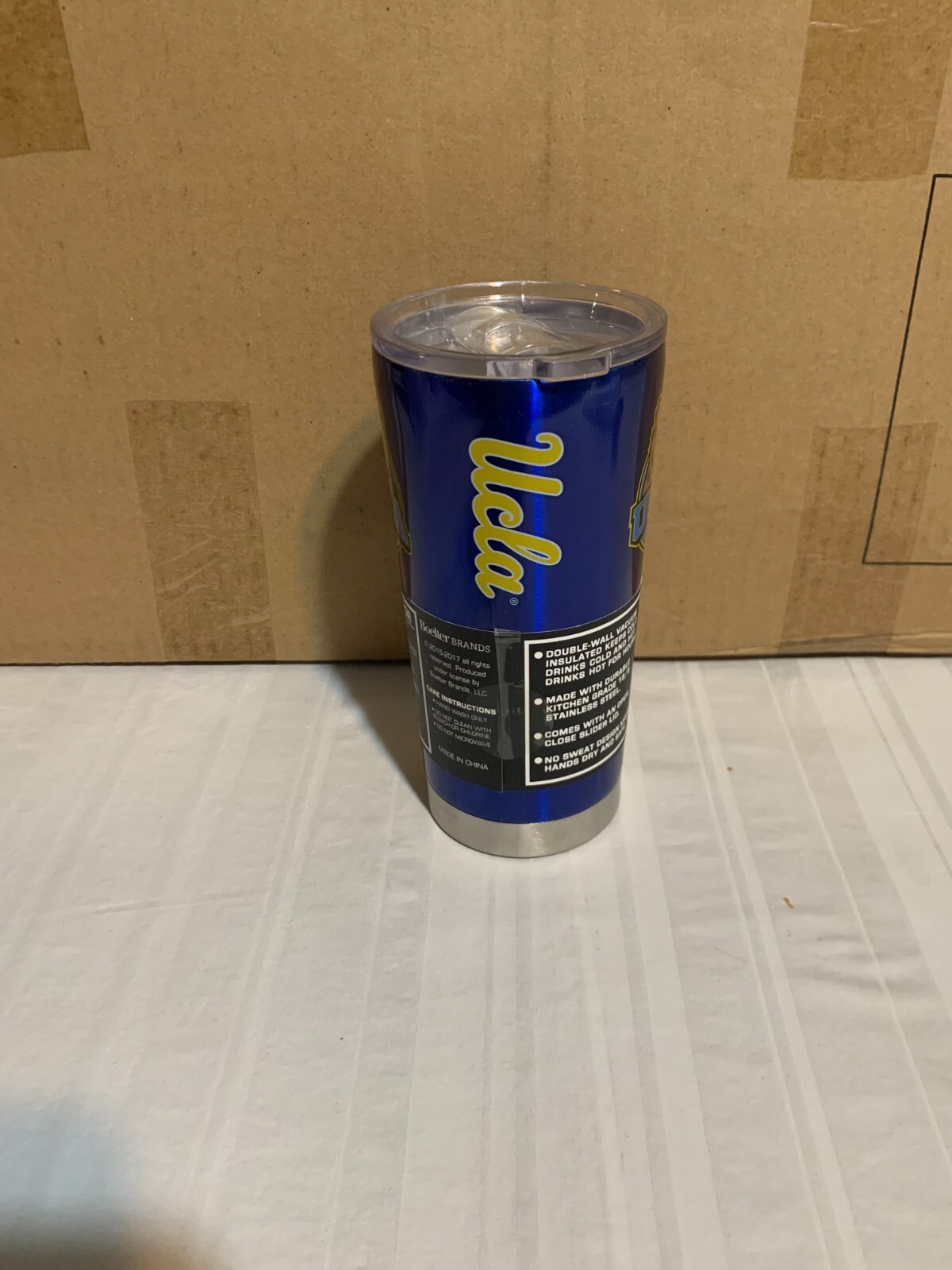 UCLA Bruins NCAA 20oz Blue Tumbler Cup Mug Logo Brands New | eBay