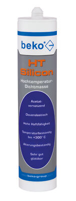 beko HT-Silicon Hochtemperatursilikon 310 ml dunkelrot (bis +300° C ...