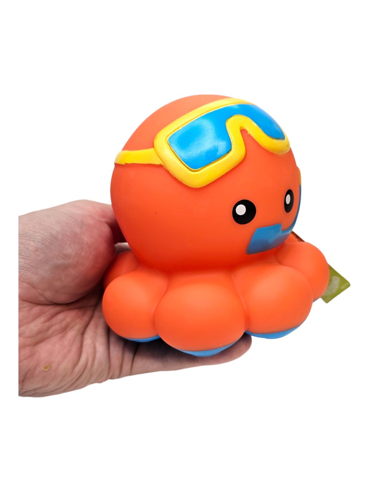 Big Rubber Octopus (5-6" Tall) Fun Bath Toy and Carnival Game Prize ...