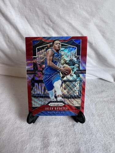 2019-20 Panini Prizm #78 Jalen Brunson Prizms Ruby Wave | eBay