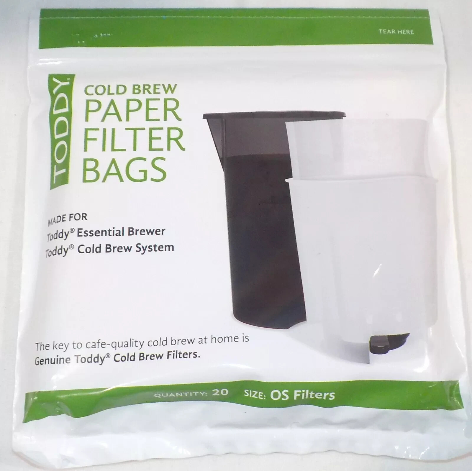 TODDY Cold Brew PAPER FILTER BAGS THMPFF20 | eBay