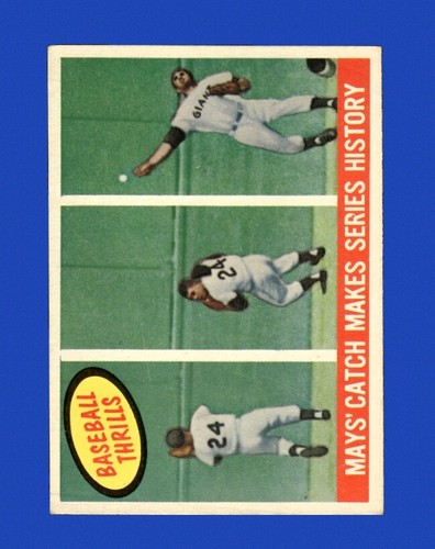1959 Topps Set-Break #464 Mays' Catch Makes VG-VGEX *GMCARDS* | eBay