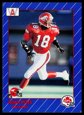1991 All World CFL #32 Allen Pitts | eBay