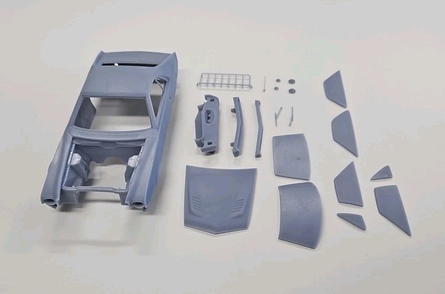 ABS-LIKE RESIN 3D PRINTED 1/25 1968 AMC AMX BODY WITH SEPARATED HOOD | eBay