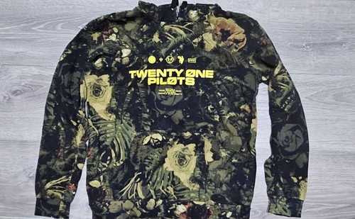 medium mens unisex twenty one pilots flower camo hoodie from the trench ...