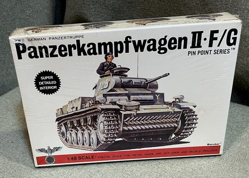 Vintage Bandai Panzerkampfwagen II F/G 1/48 Model WW II Sealed 1975 | eBay