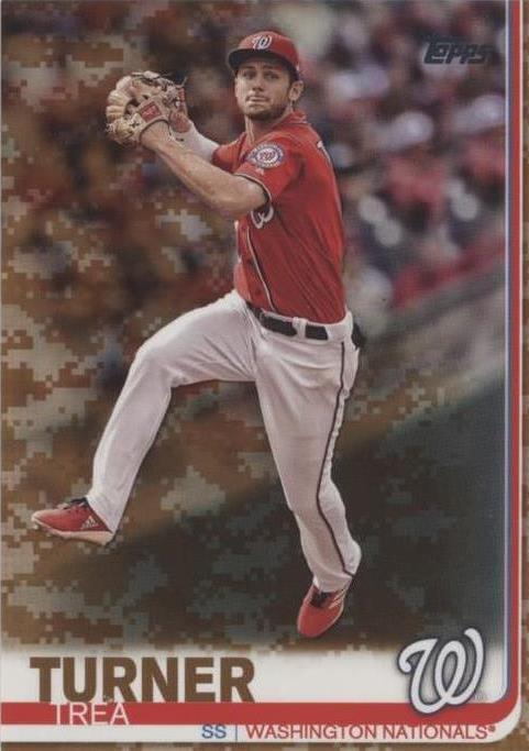 2019 Topps - Trea Turner #176 Memorial Day Camo /25 for sale online | eBay