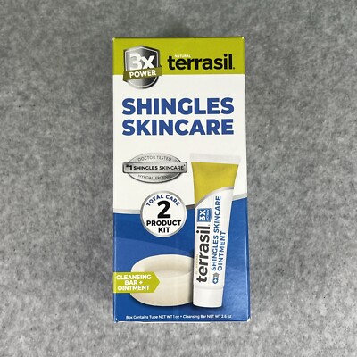 Terrasil Shingles Skincare Cleansing Bar Ointment Set 2.6oz BB02/26 | eBay
