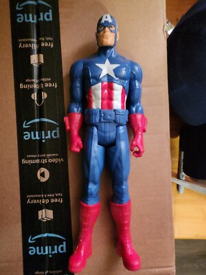 Captain America 12 Inch Action Figure Marvel Avengers Black Titan 2013 ...