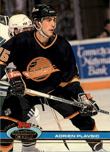 1991-92 Stadium Club NHL Adrien Plavsic #196 | eBay