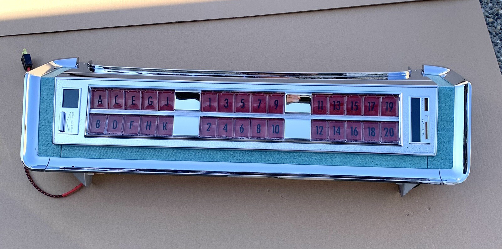 AMI Jukebox Model J Keyboard Assembly - New Chrome - Complete | eBay