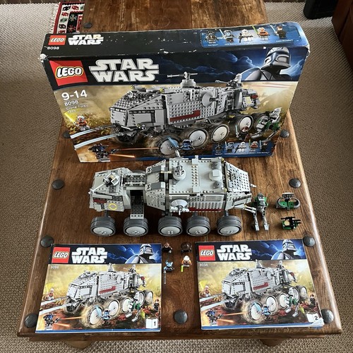 8098 CLONE TURBO TANK LEGO STAR WARS WITH BOX, INSTRUCTIONS AND FOUR ...